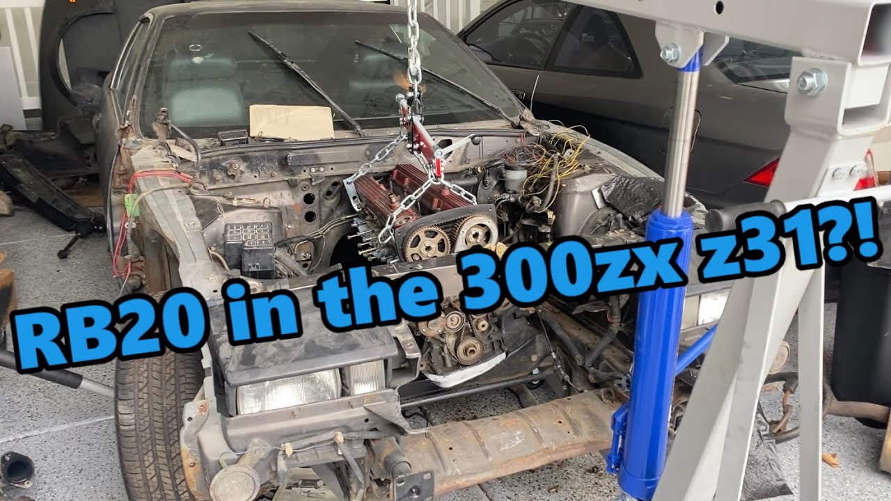 RB20 in the 300zx?! 300zx z31 RB20 swap (Part 13) - YouTube
