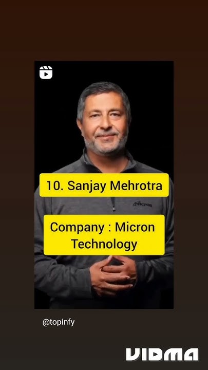 TOP 10 INDIAN ORIGIN CEO'S WHO ARE RULING THE WORLD - YouTube