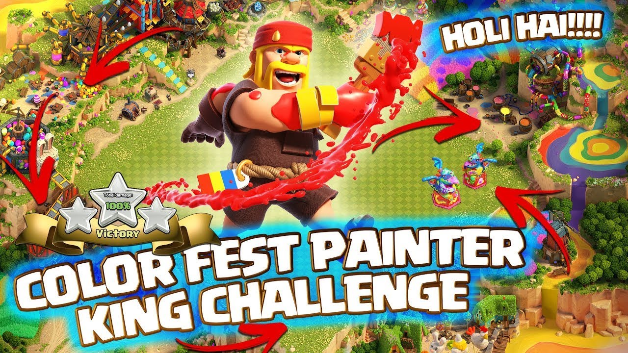 3 Star Guide for the Color Fest Painter King Challenge in Clash of ...