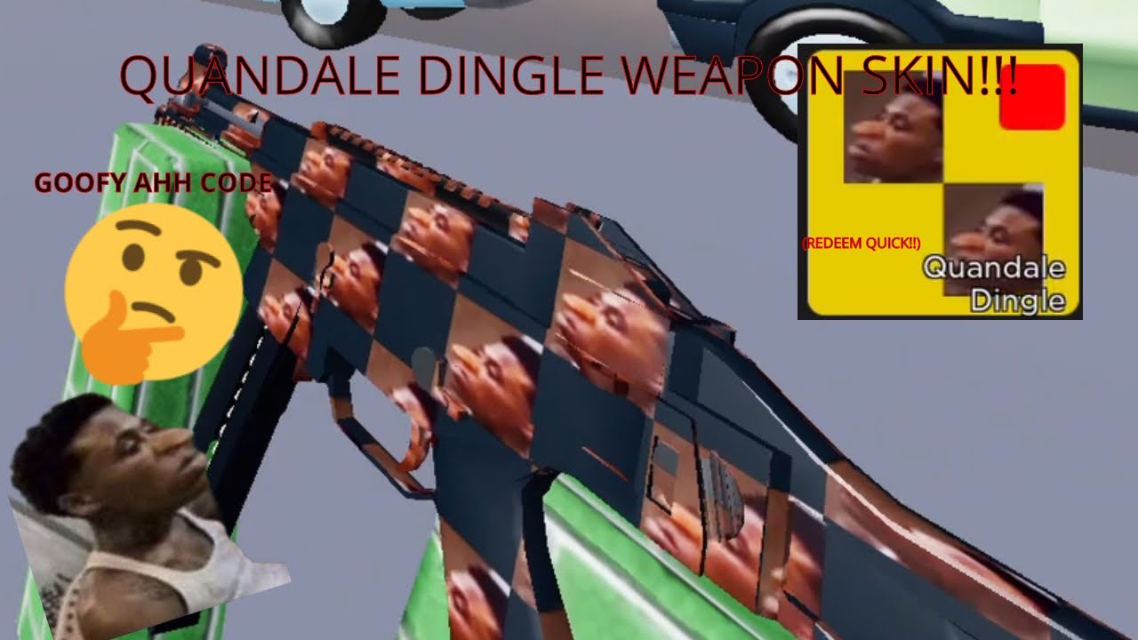 New limited time code for the QUANDALE DINGLE weapon skin in Arsenal ...