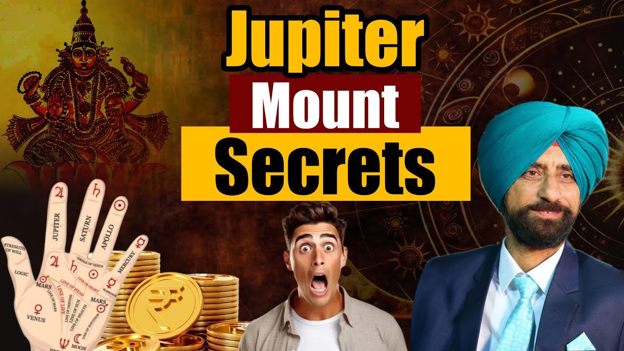 Jupiter Mount Explained | All Lines and Signs | Learn with Dikki Sir ...