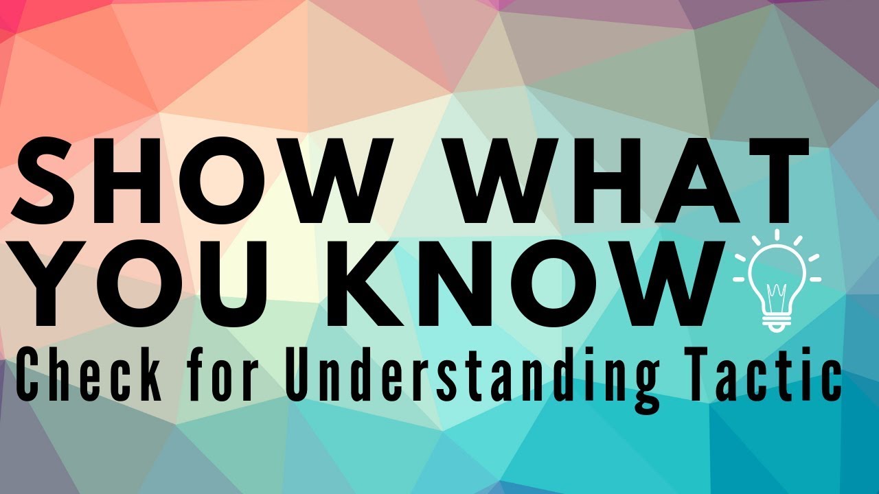 Show What You Know - YouTube