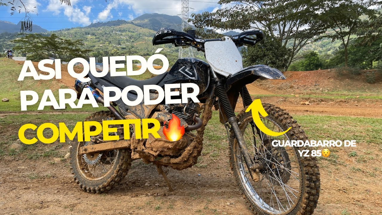 CONVERTÍ MI AKT TT DS 200 en moto para CARRERAS de OFF ROAD 😯 - YouTube