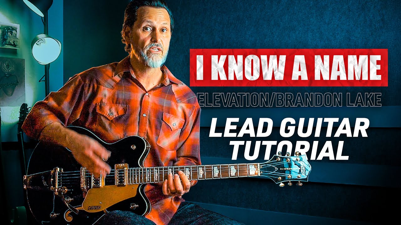I Know A Name Lead Guitar Note-By-Note Tutorial - YouTube