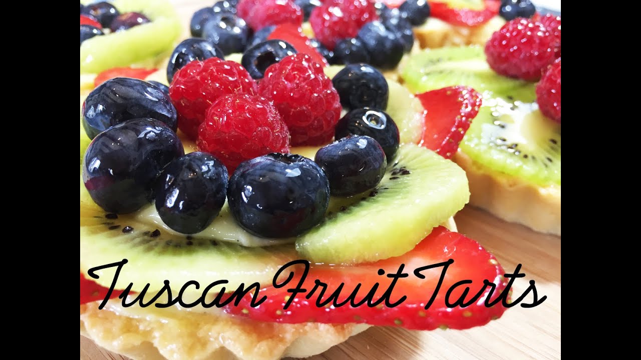 Tuscan Fruit Tarts by Stacee in Tuscany - YouTube