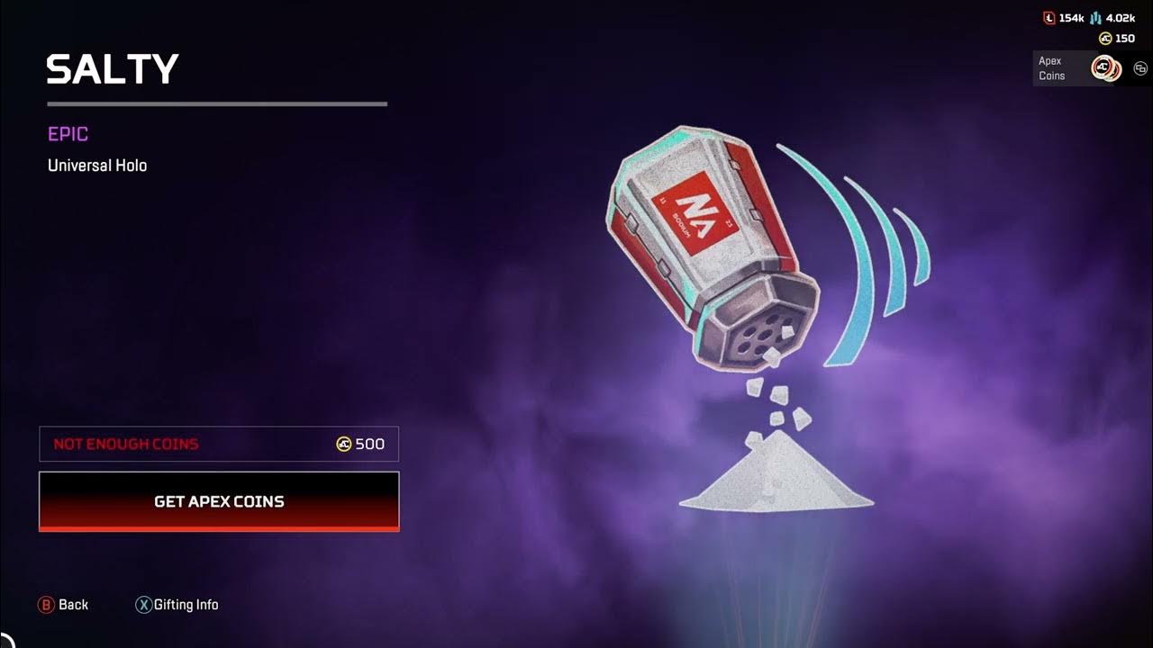 Epic Holospray (Salty), S16 Store Update. [Apex Legends - Highlight - May23] - YouTube