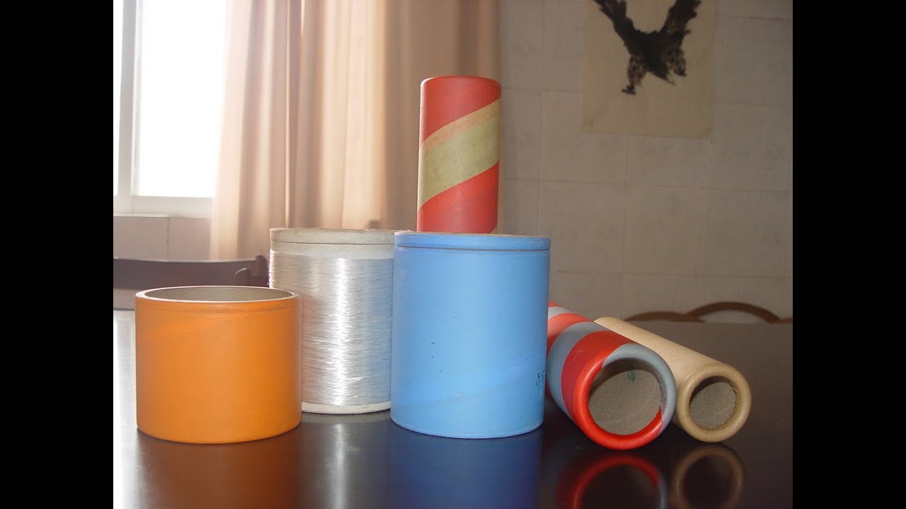POY Paper Tube Winding For Chemical Fibre From China - YouTube