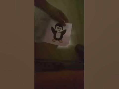 penguin flip book - YouTube