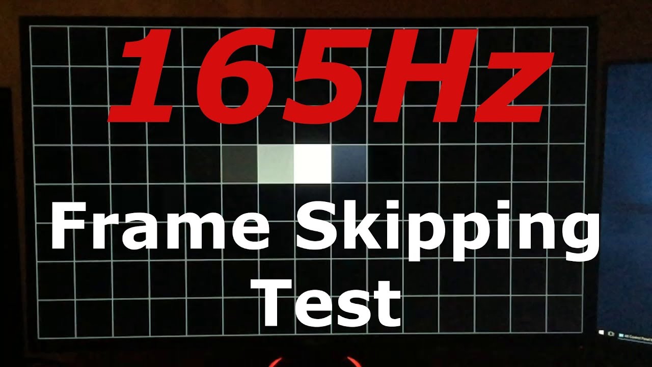 ASUS Rog Swift PG279Q - Frame Skipping Test @ 165Hz - YouTube