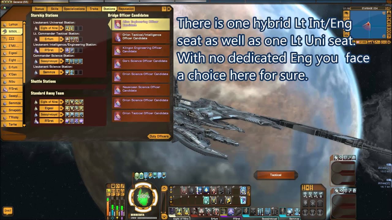 Star Trek Online Breen Sarr Thein Carrier, Starbase 234 Test - YouTube