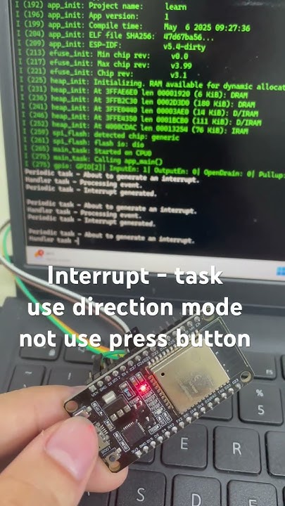 source: https://github.com/Daencr7/ESP32/tree/main/Interrupt_FreeRTOS - YouTube