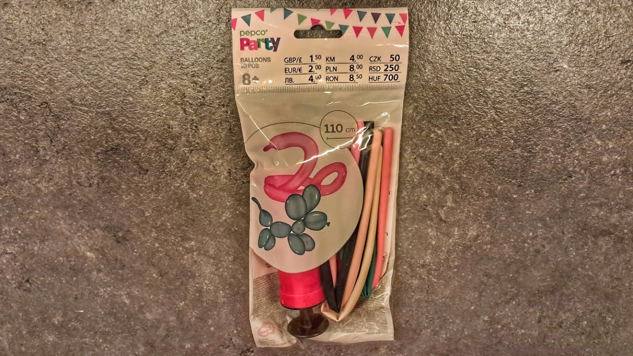 BALLOONS 8 zł (2.05 USD) #PEPCO PARTY 10PCS 110cm (MADE IN TURKEY ...
