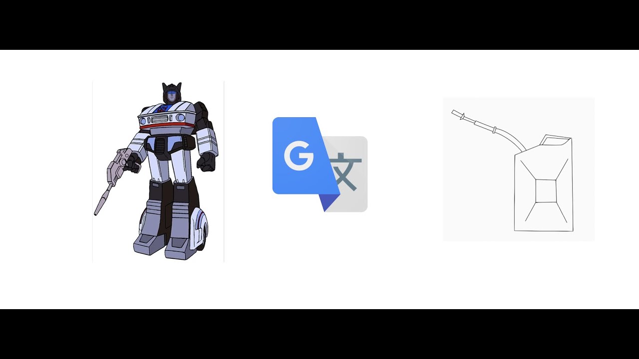 Google translating Transformers 100x - YouTube