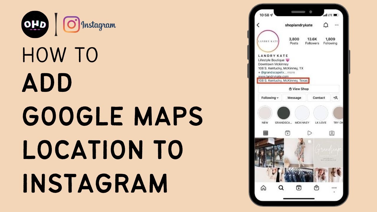 📍 How To Add Google Maps Location To Instagram (2023) | Enhance Your Posts 📸 - YouTube