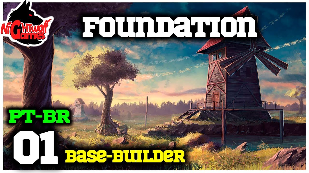 Foundation #01 "Construa seu Reino" Gameplay em português PT-BR - YouTube