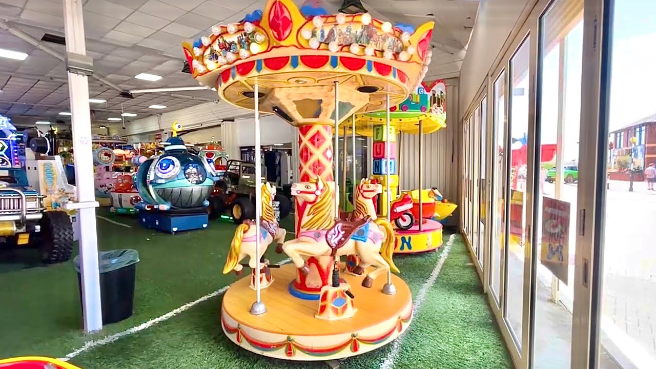 Falgas Carousel Coin Operated Kiddie Ride - YouTube