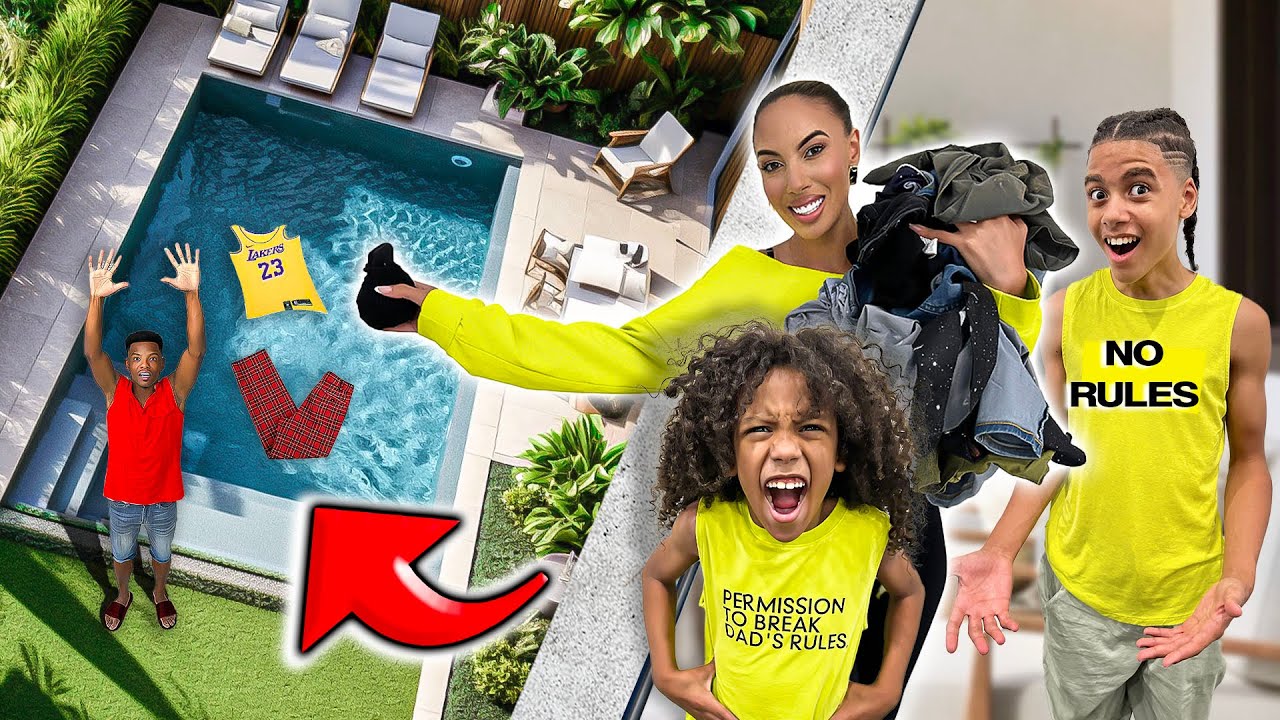 We Let Our Kids Break EVERY House RULE for 24 Hours! - YouTube