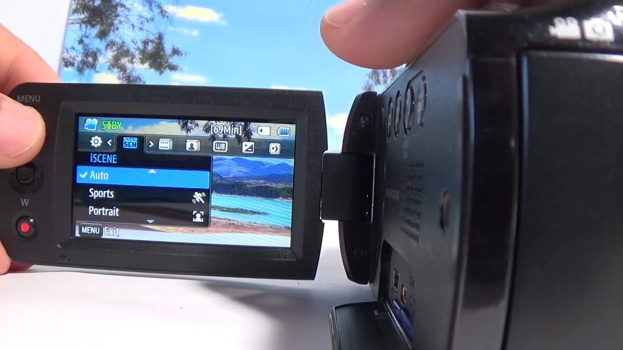 samsung hmx f80 - YouTube