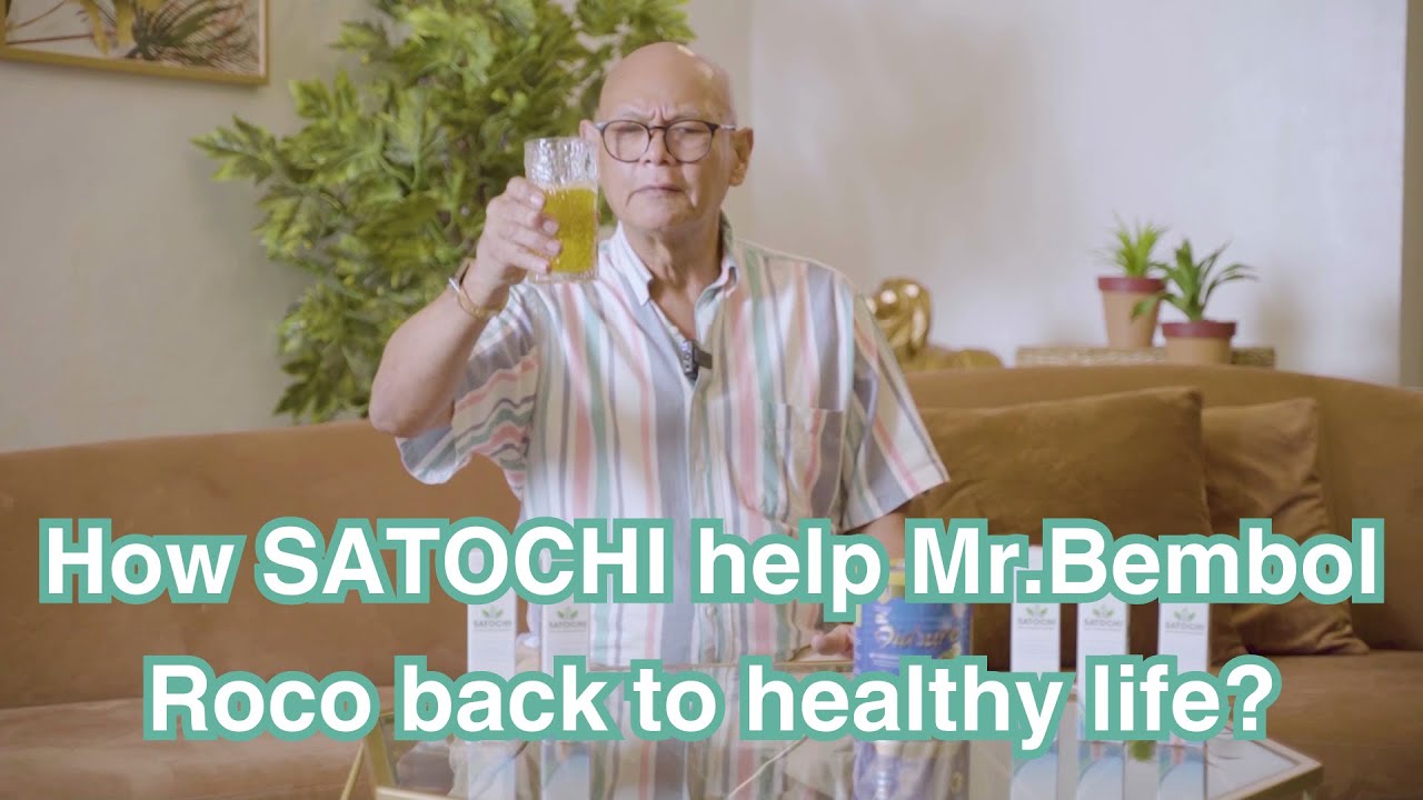 How SATOCHI Effevescent Tablets Help Actor Bembol Roco Back To Healthy ...