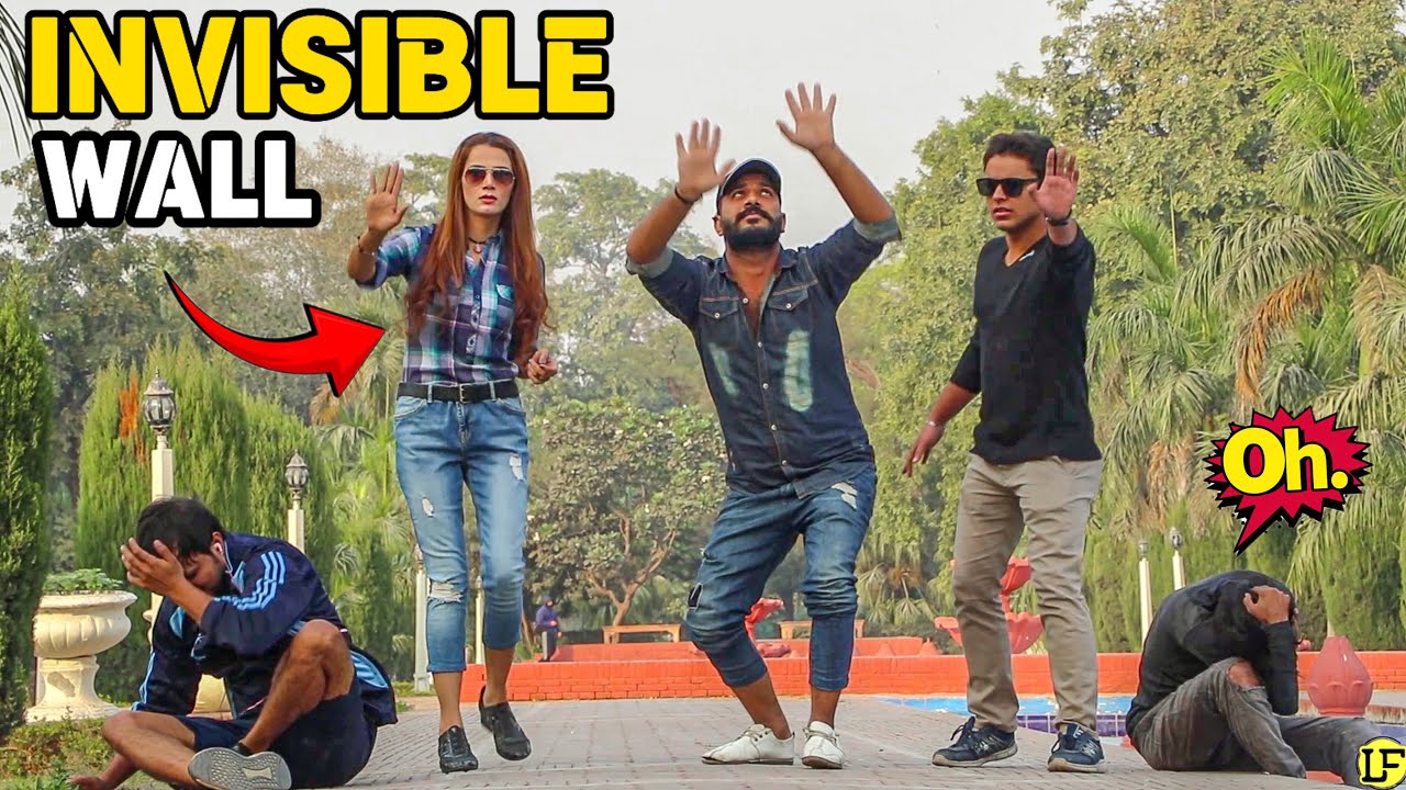 THE INVISIBLE WALL PRANK | LahoriFied - YouTube