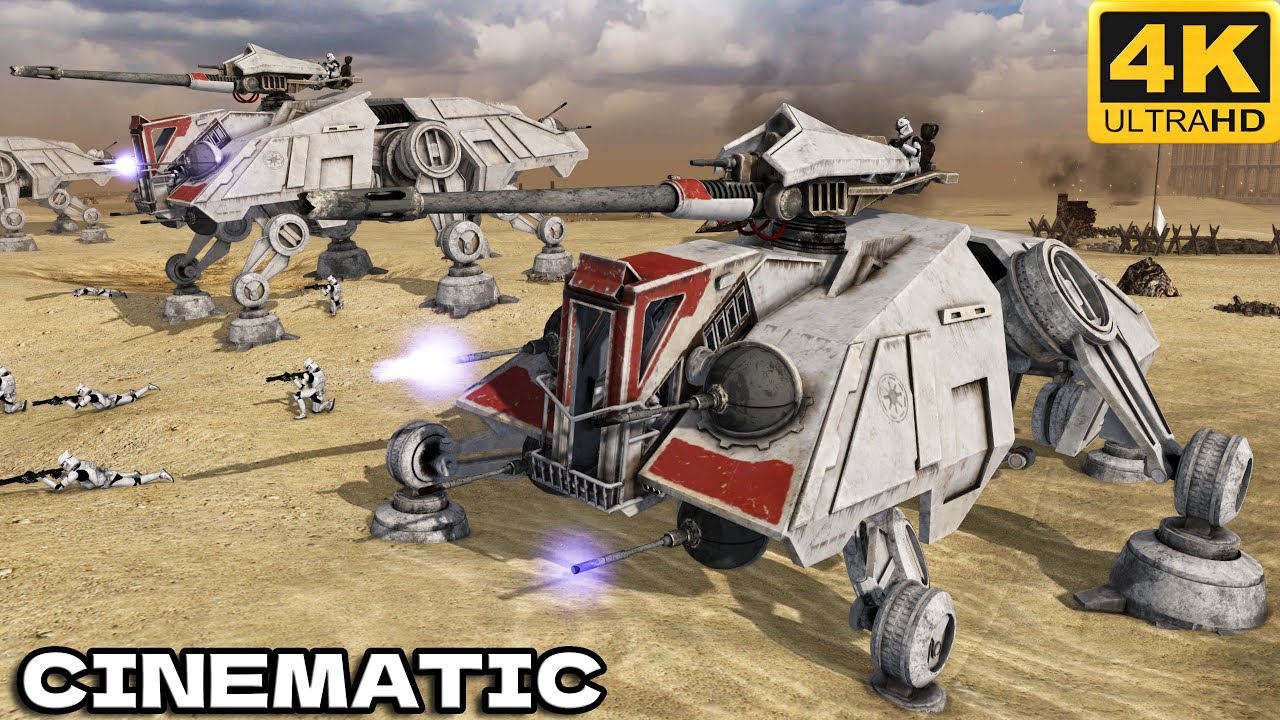 STAR WARS CINEMATIC BATTLE - Clone Army vs Droid Army (4K UltraHD ...