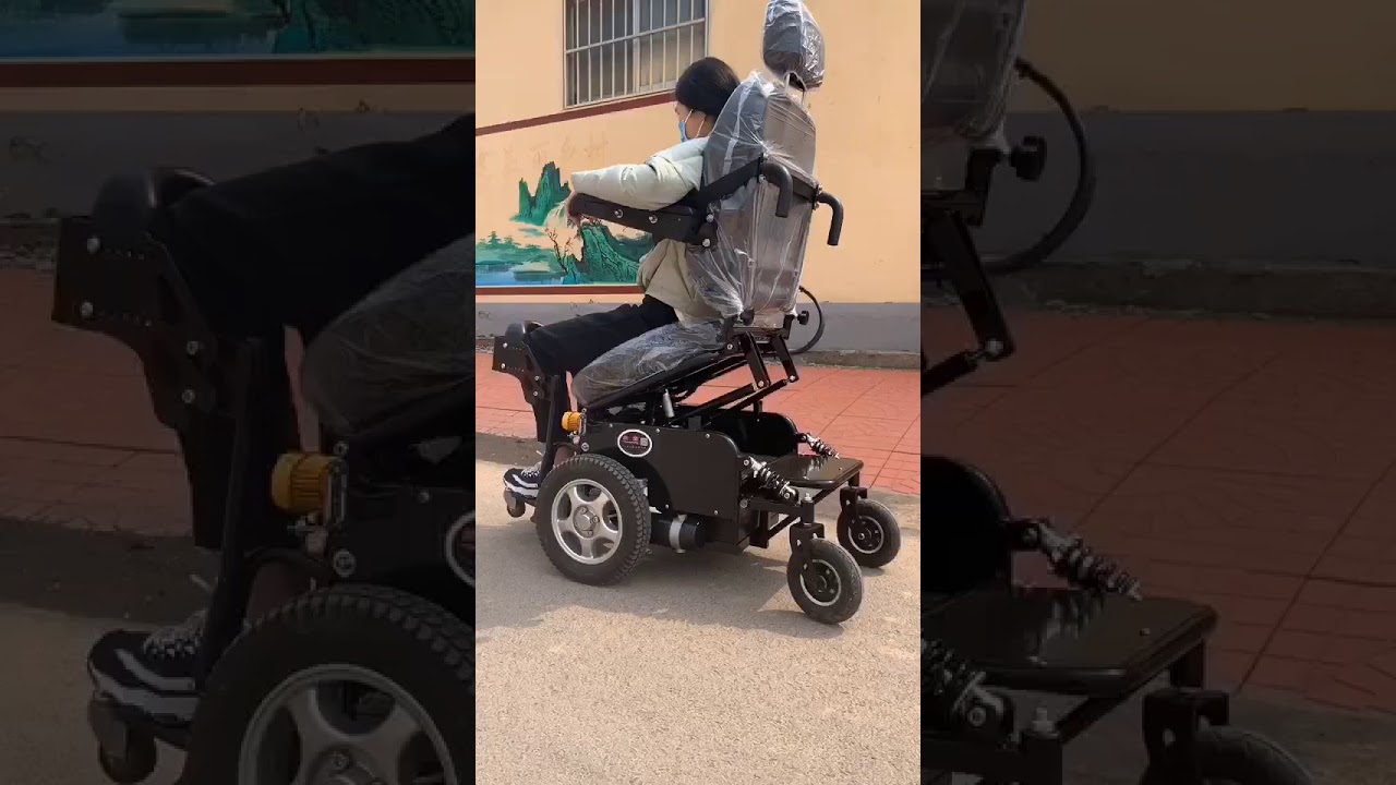Standing up power wheelchair from MoveCare - YouTube