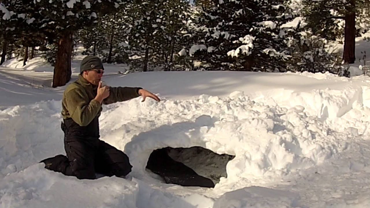 Inside the Snow Cave - YouTube