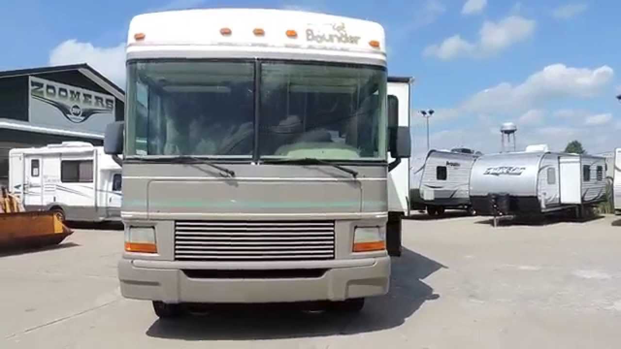 Nice Clean 36' 2000 Fleetwood Bounder 36S 1-Slide Ford V10 Only 52K ...