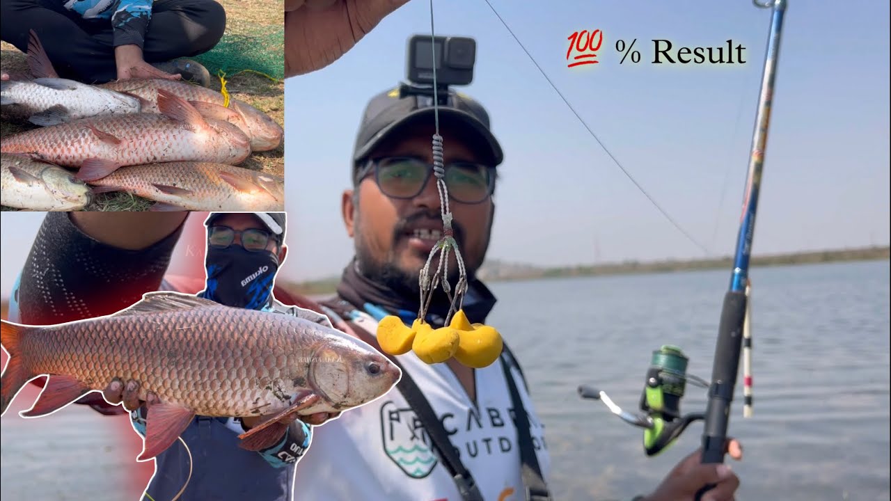 Special Rohu Bait 💯% Result || float fishing set up 6 Hook’s Fishing ...