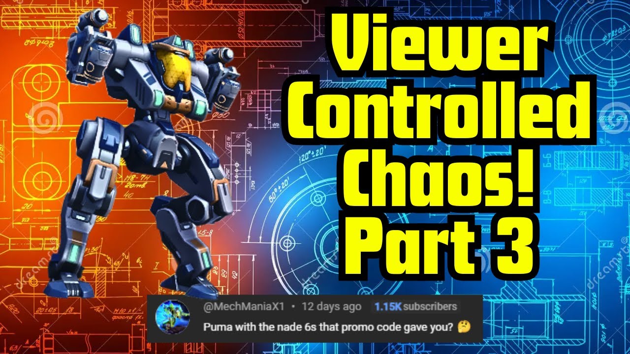 F2P Mech Arena: Viewer-Controlled CHAOS! 💥Dominating Puma Nade Launcher ...