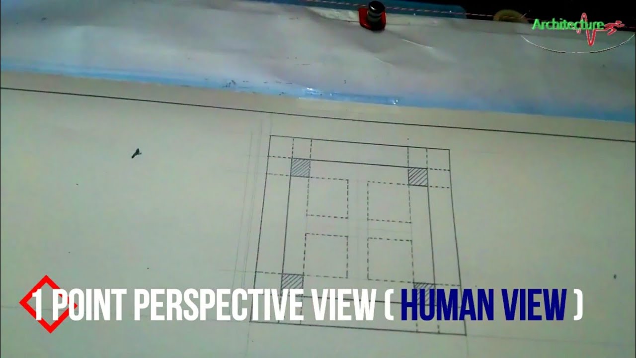 D07 1 POINT PERSPECTIVE VIEW (HUMAN VIEW) ️ - YouTube