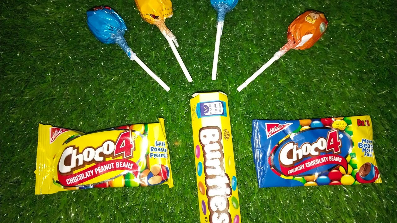 ASMR relaxing video |Bunties & Choco 4 & lots of lolipop asmr - YouTube