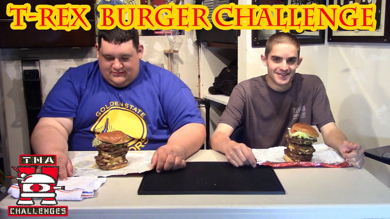 T-rex Burger Challenge - TNA Drinks Episode 72 - YouTube