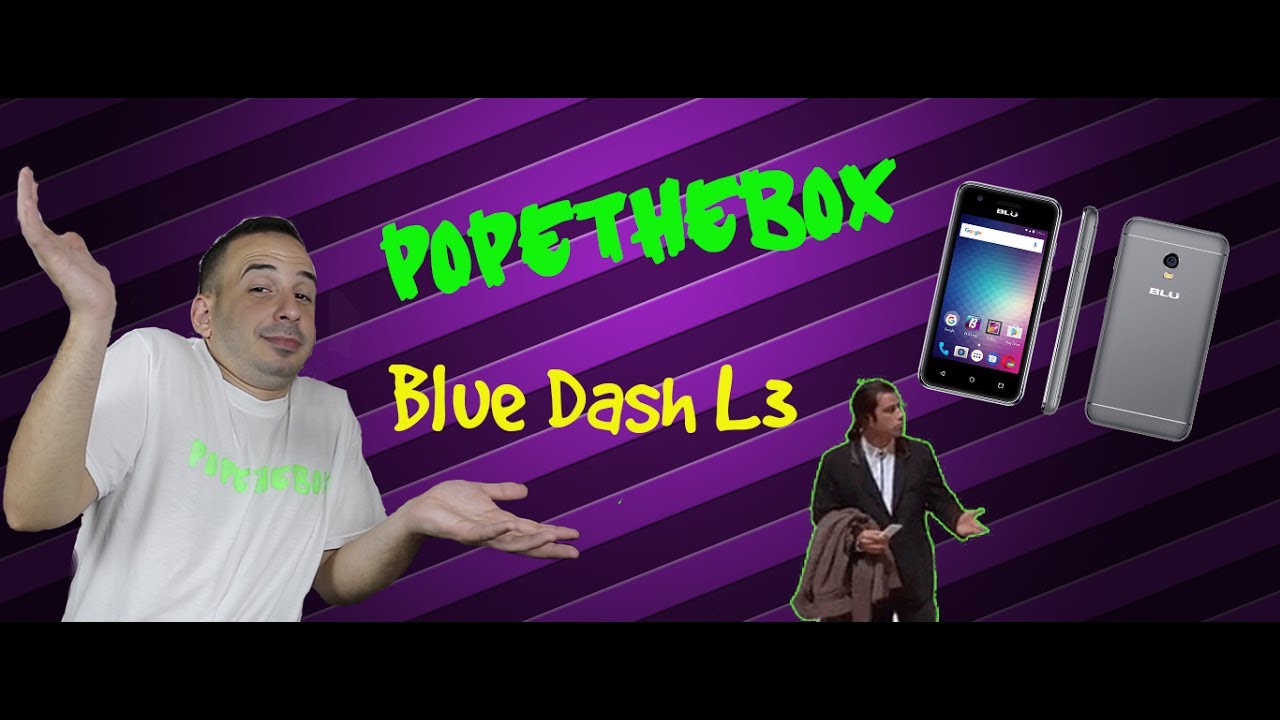 Unboxing Smartphone Blue Dash L3 (Review)/desenpaquetado del blue dash ...