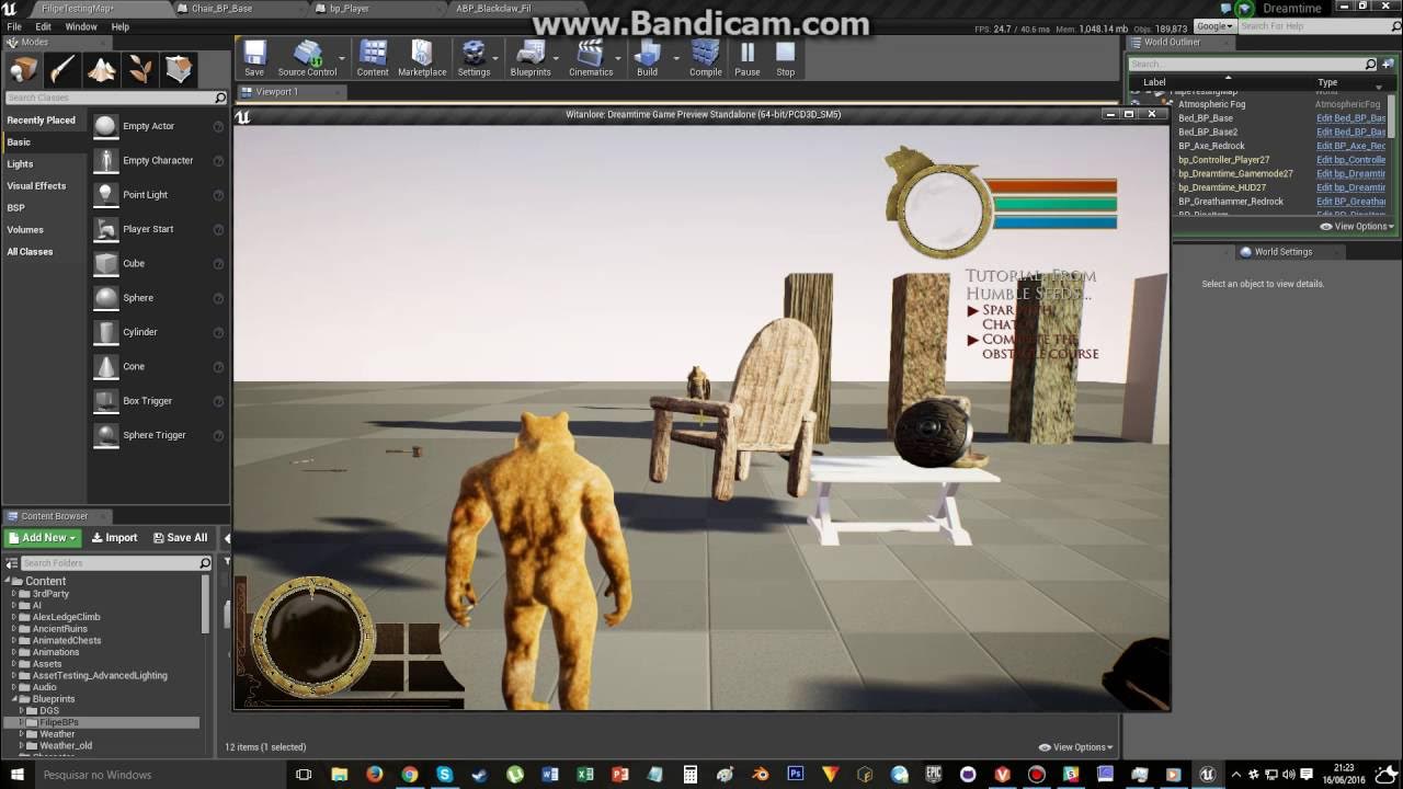 UE4 - Witanlore - Manipulate Physics Objects (Grab, Rotate, Drop, Use) - YouTube