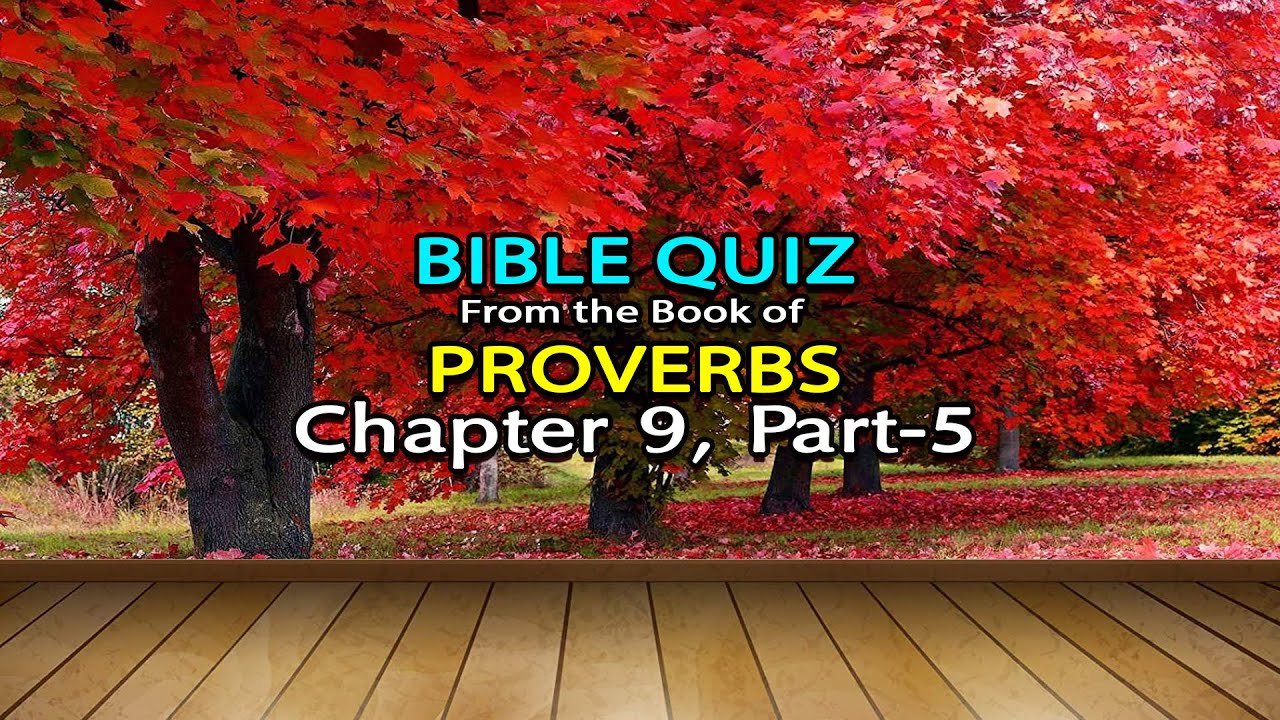 Proverbs Chapter 9 Part 5 - YouTube