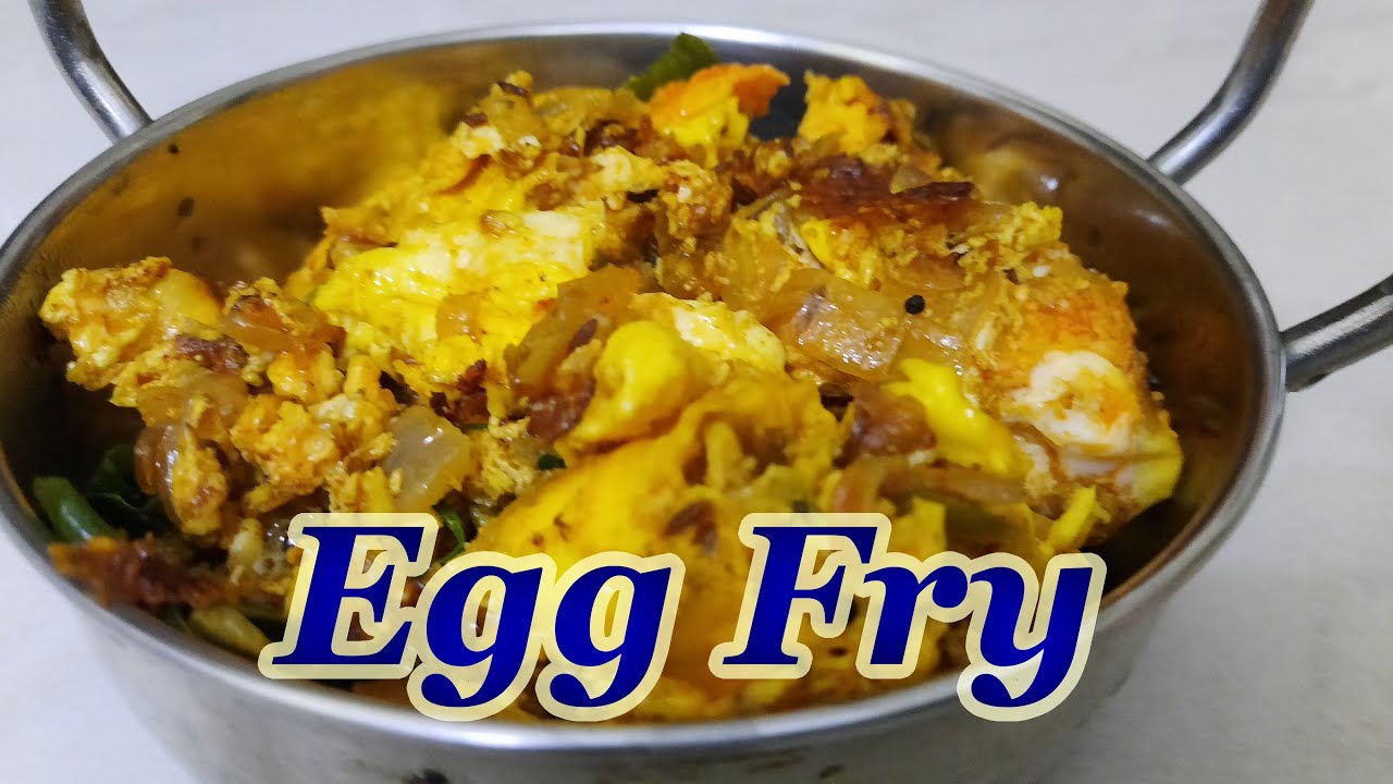 Egg Fry#EggfryinTelugu#OnionEggFry - YouTube
