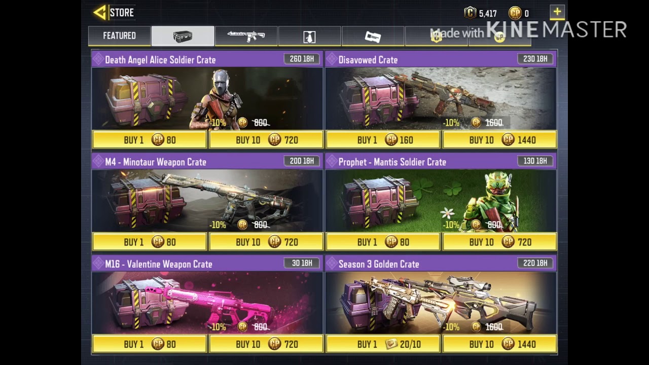 Cod Mobile crate opening. 3 sub celebration - YouTube