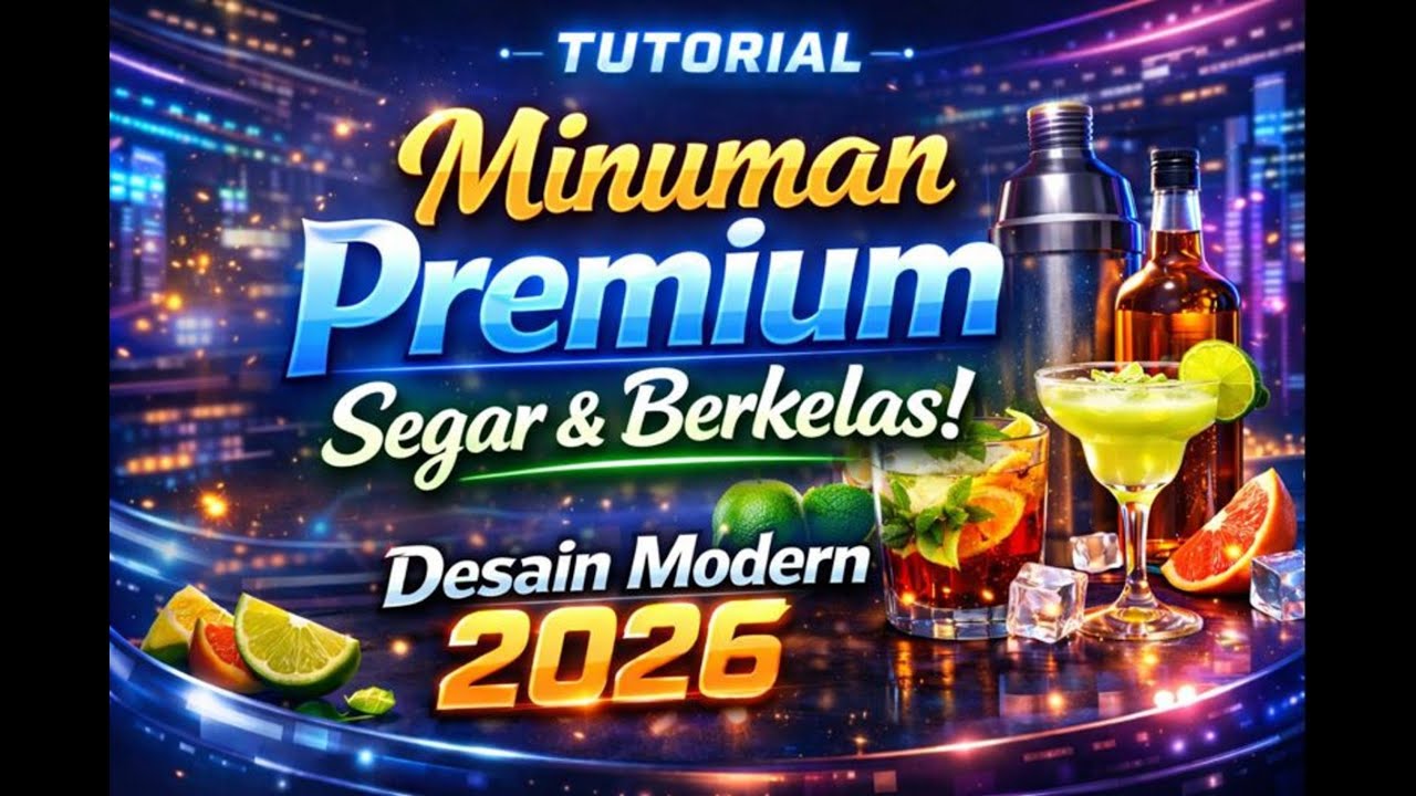 tutorial Website Minuman Premium Segar & Berkelas! Desain Modern 2026 ...