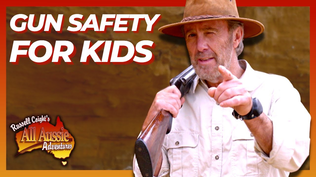 Russell Coight Teaches Gun Safety To Kids | All Aussie Adventures - YouTube
