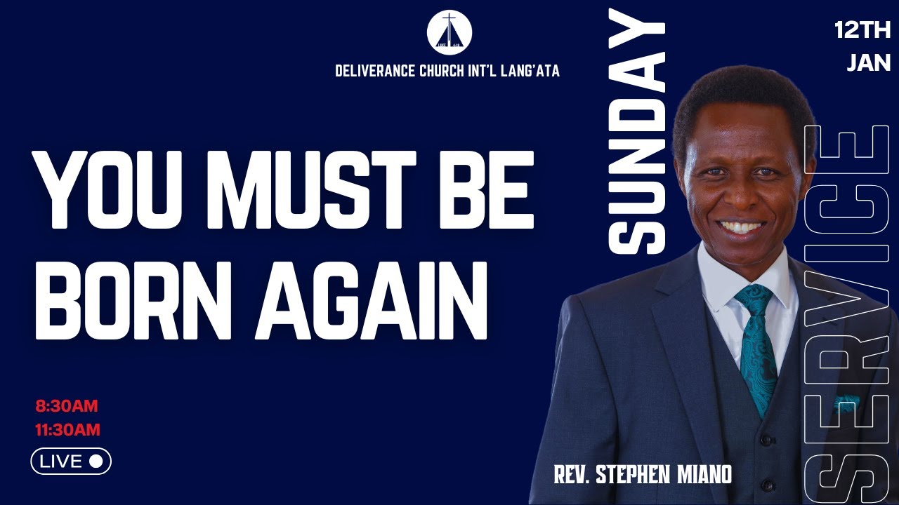 English Service | You Must Be Born Again | Rev. Stephen Miano | 12th ...