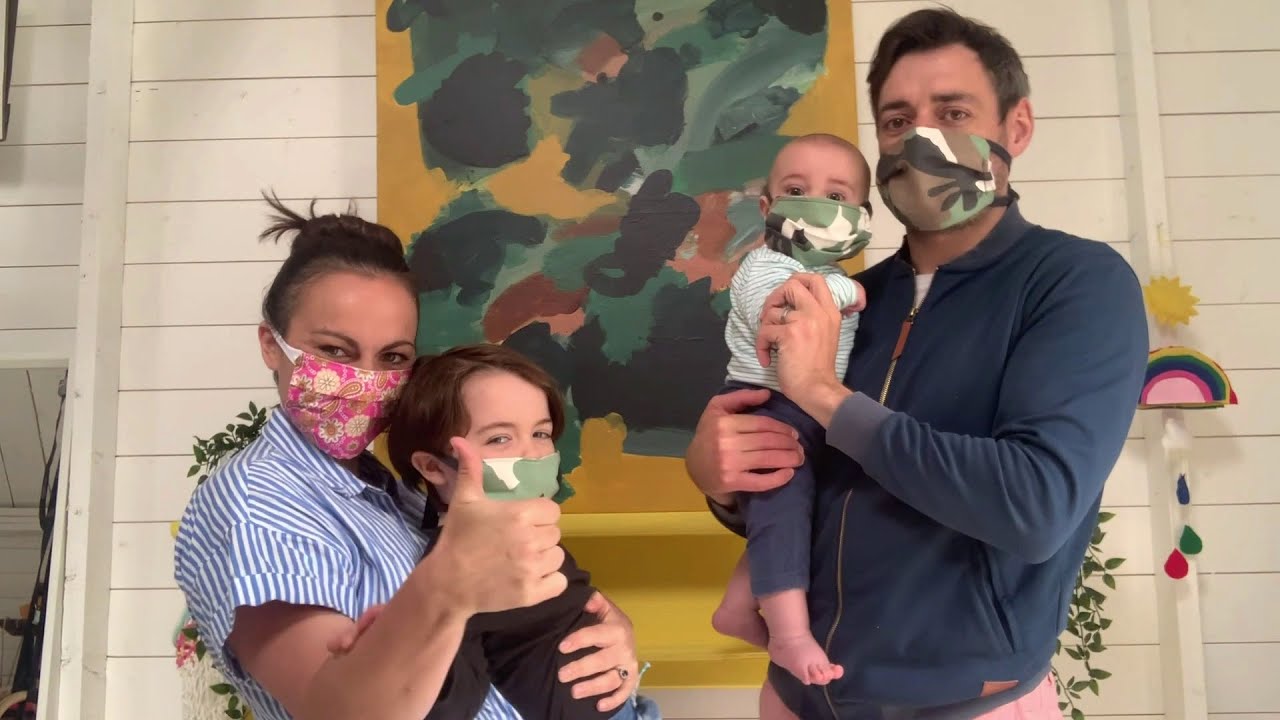 How to make a face covering at home - Angeline Murphy - YouTube