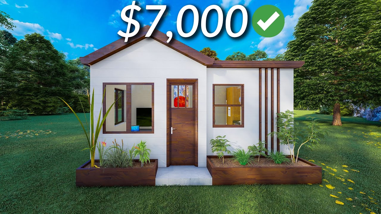 (5x5 Meters) 1 Bedroom Small House Tour | Small House Design Ideas ...