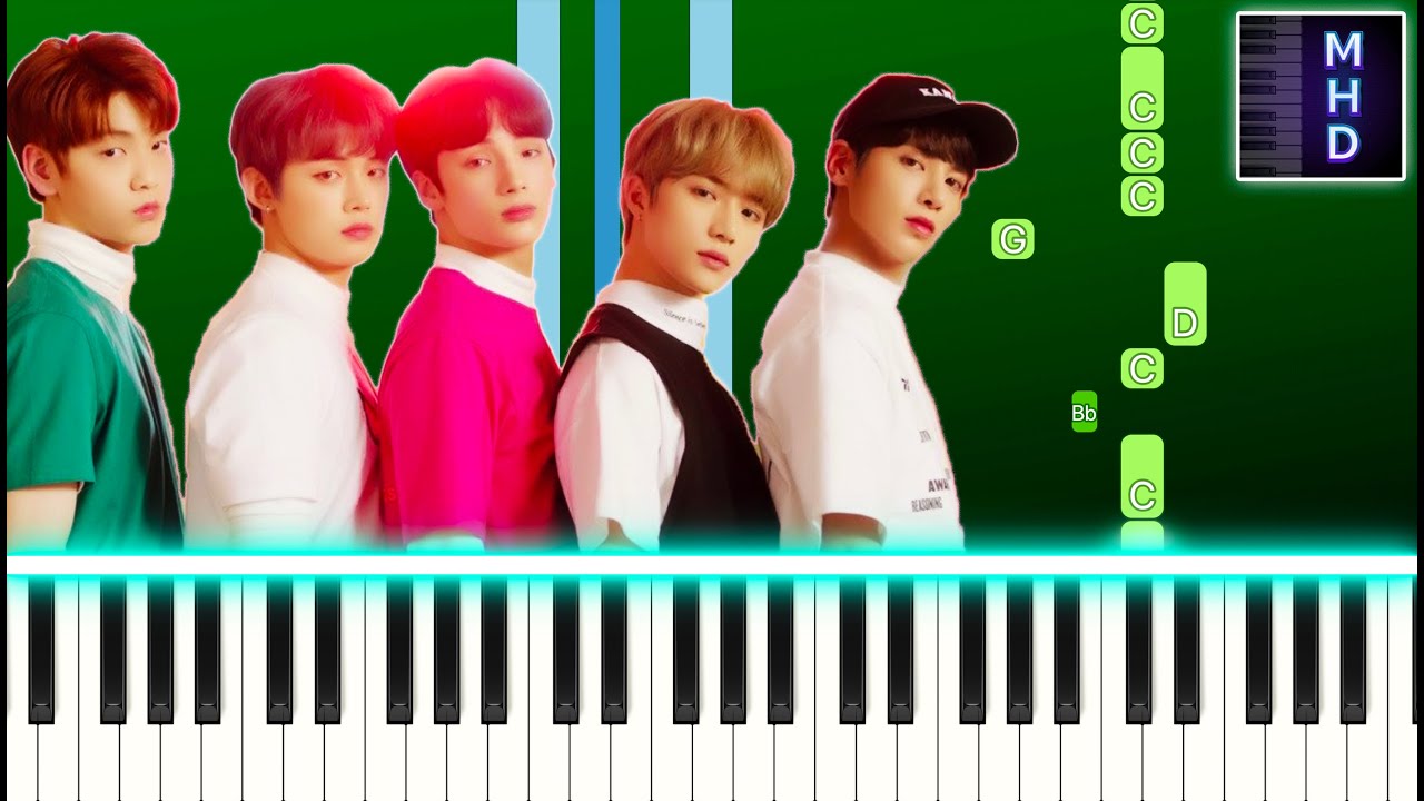TXT - Maze in the Mirror (Piano Tutorial Easy) - YouTube