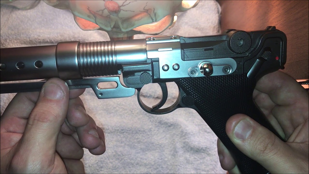 STAR WARS Full Metal Jyn Erso A180 Blaster From Rogue One - YouTube
