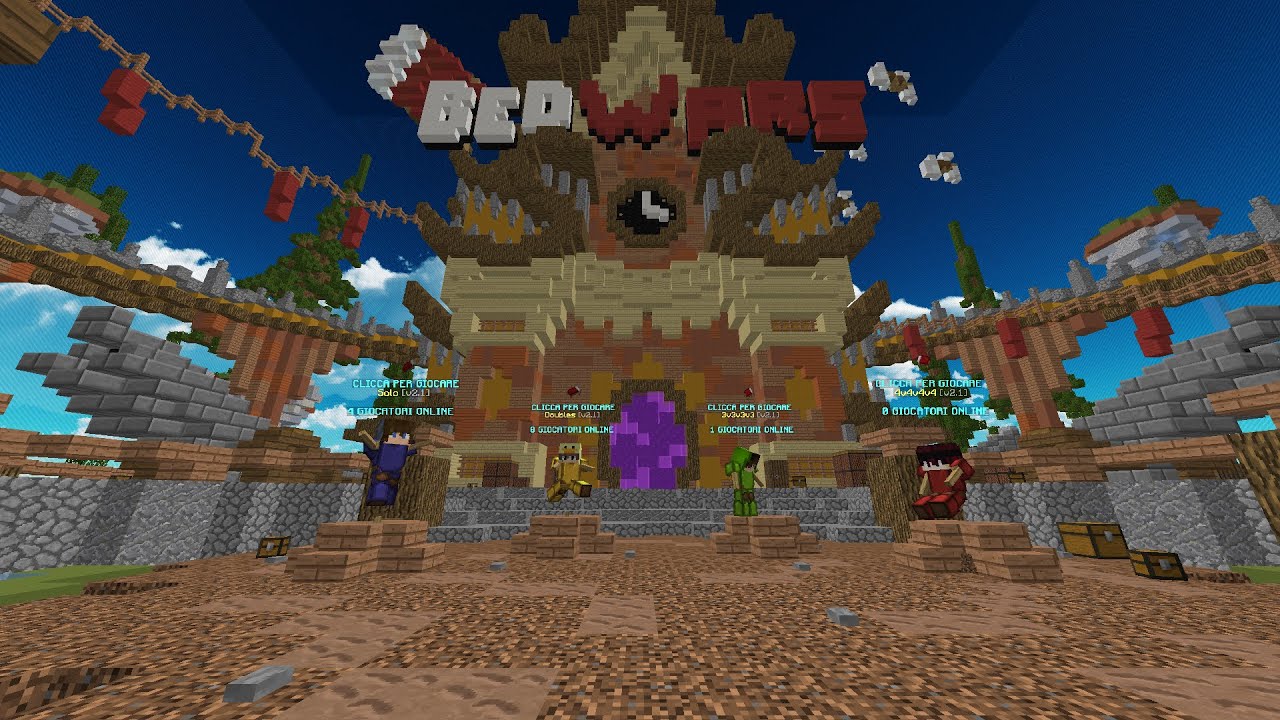 Gioco le bedwars di feargames con @Fr4ncy04 - YouTube