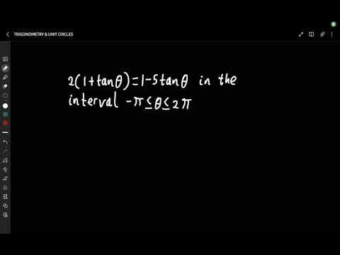 Solving trigonometric functions given an interval (radians) - iGCSE ...