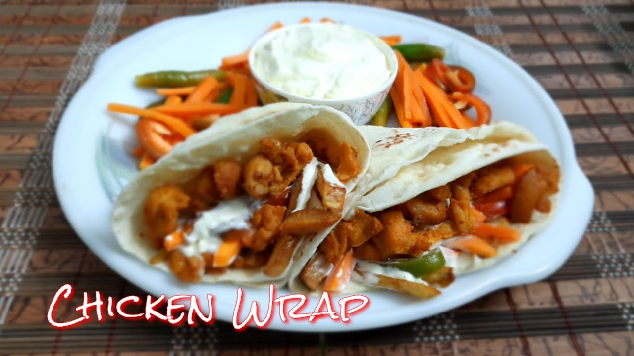 Chicken Wrap | Kids Special Evening Snack | Papa's Easy Recipe | Recipe ...