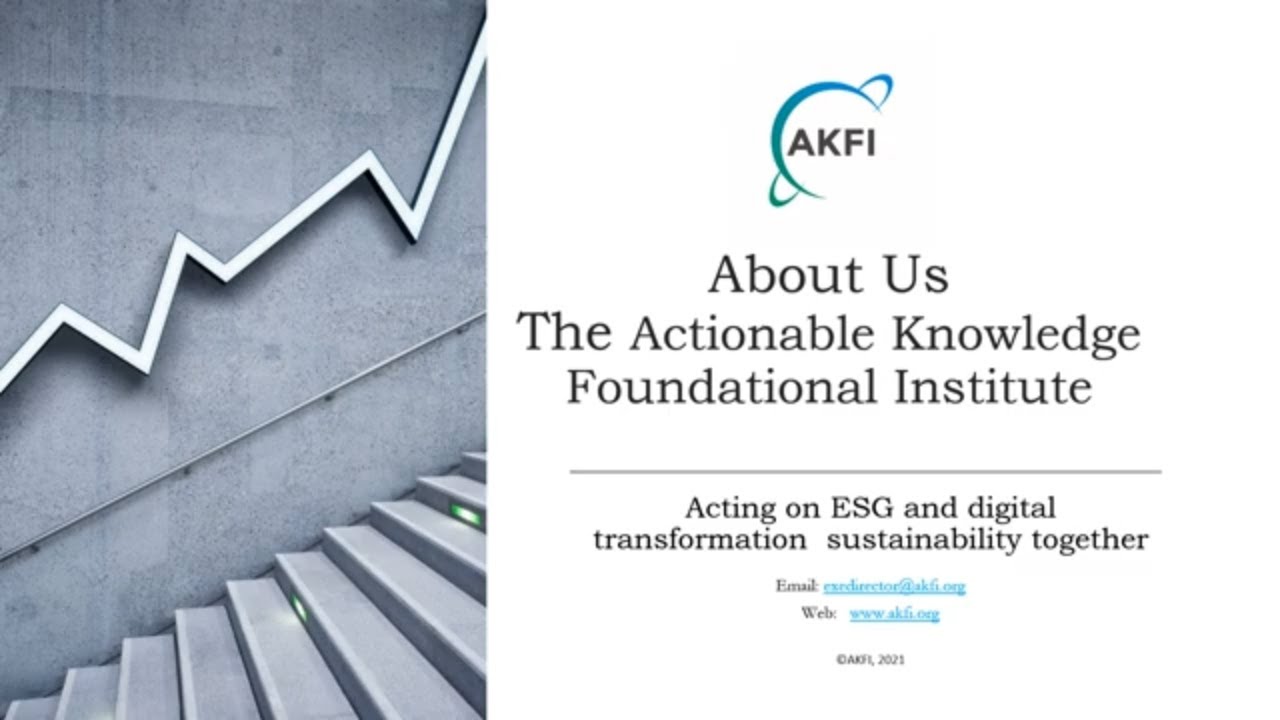 About AKFI (Actionable Knowledge Foundational Institute) - YouTube