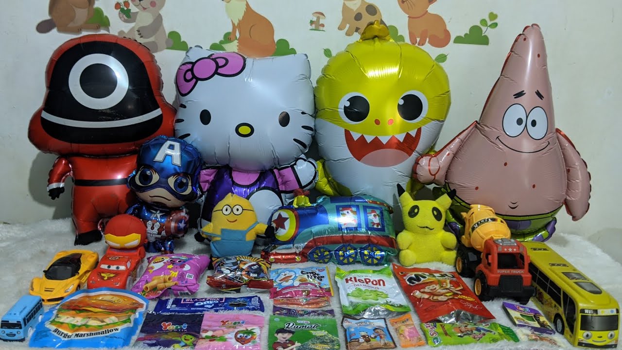 Hunting permen yupi permen unik lolipop unik es krim mainan balon ...